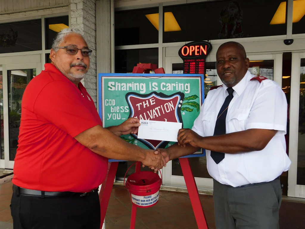 Donation to the Grenada Salvation Army | RUBIS Caribbean