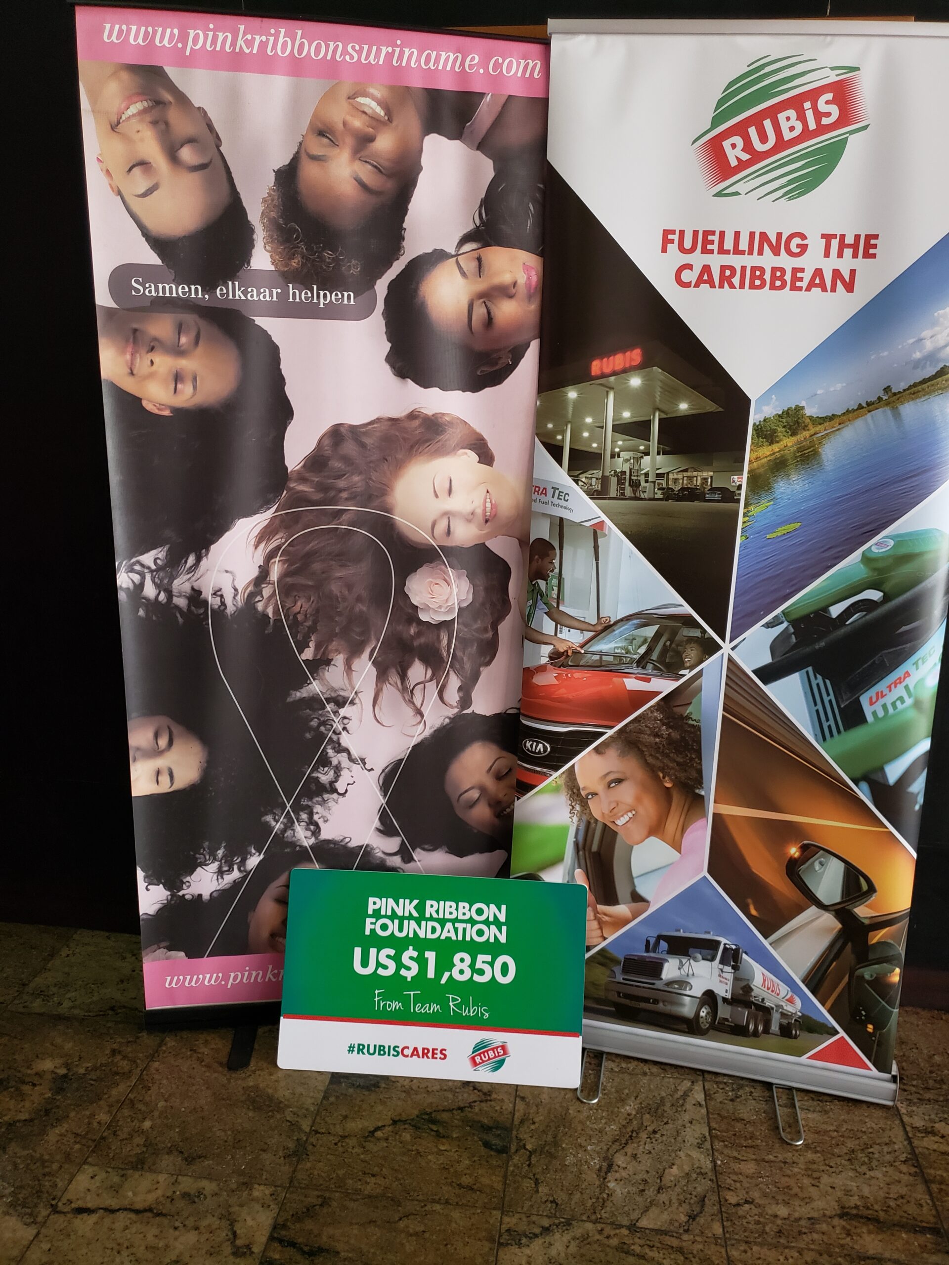 RUBIS Suriname supports breast cancer awareness - RUBIS Caribbean